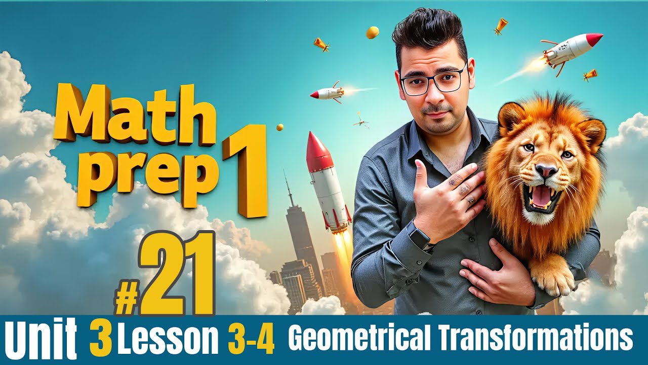 Math |Unit 3 Lesson 3-4 | Geometrical Transformations | #prep1math ...