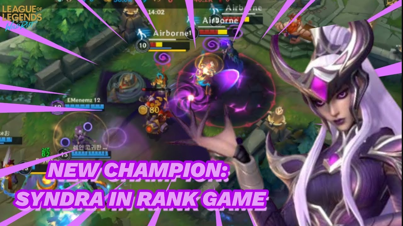 NEW CHAMPION: SYNDRA IN RANKED GAME! | EMENEMZ 12 - YouTube