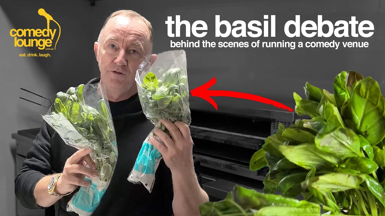 The Basil Debate - Behind The Scenes At Comedy Lounge - YouTube