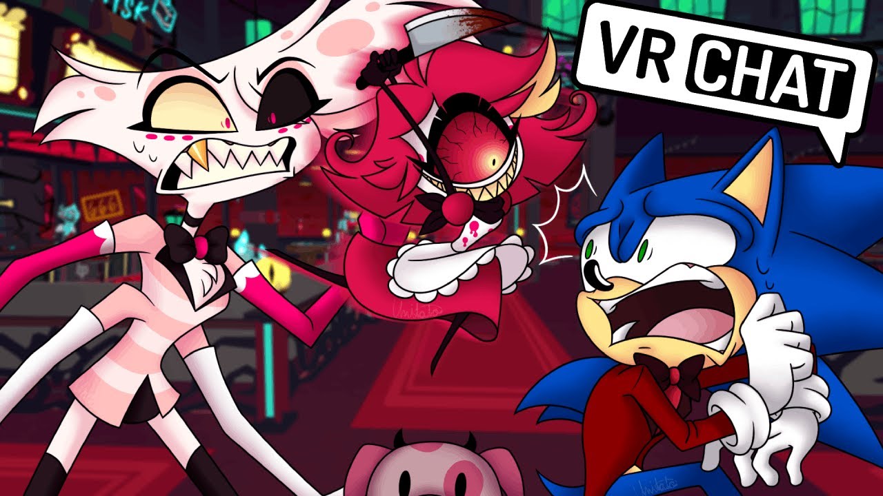 SONIC GOES TO PARTY WITH ANGEL DUST AND NIFTY IN VR CHAT! - YouTube