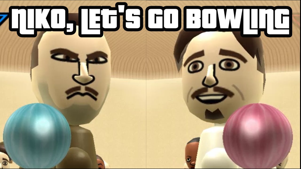 Niko and Roman Go Wii Sports Bowling - YouTube