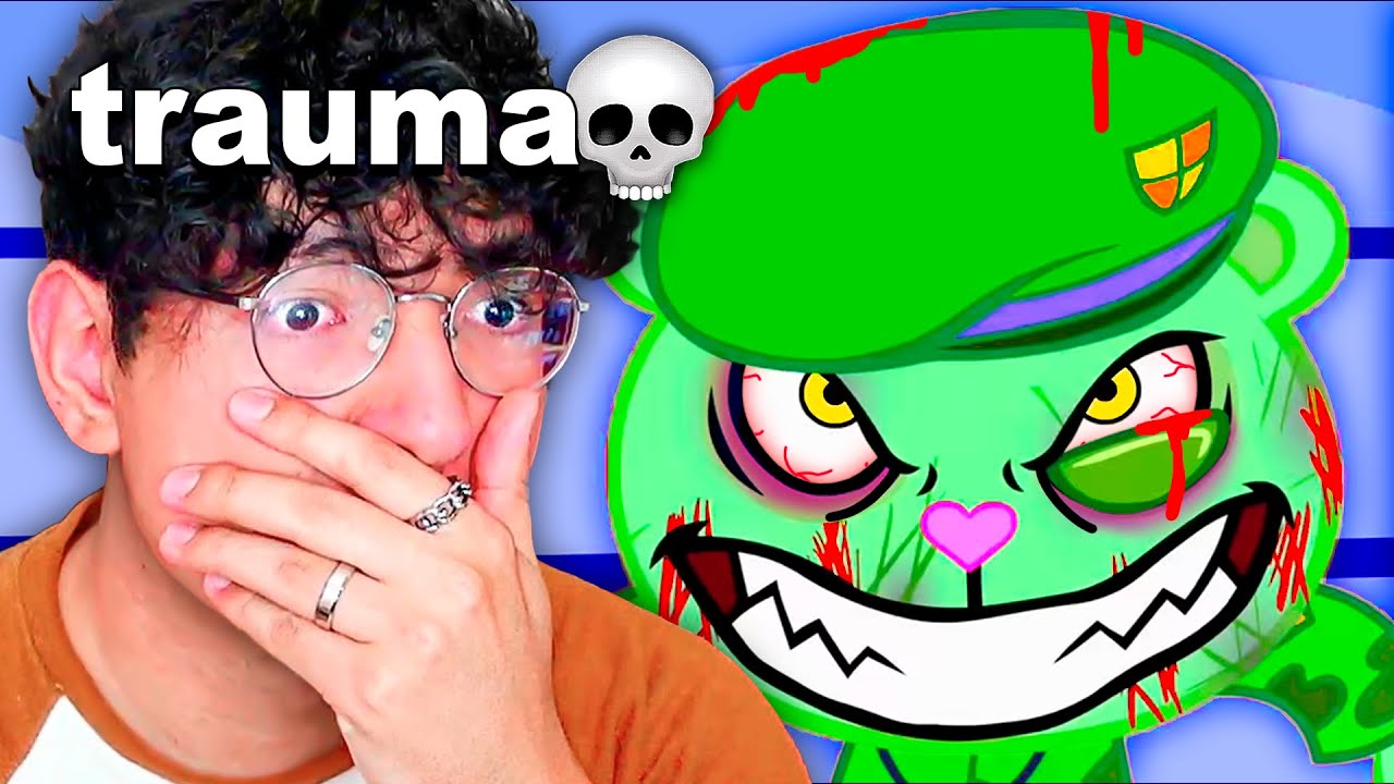 HAPPY TREE FRIENDS TIENE MUCHOS TRAUMAS💀📸 - YouTube