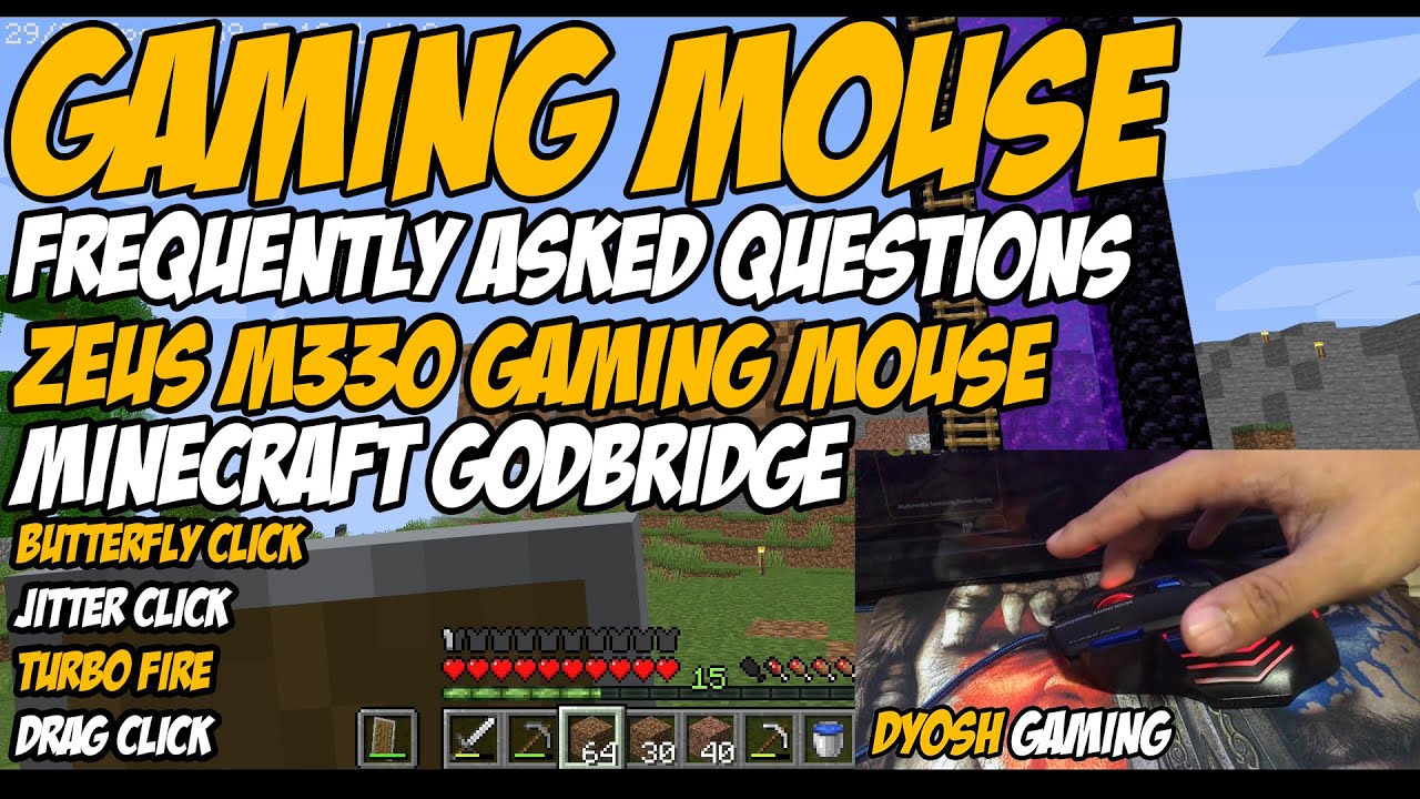 Gaming Mouse | FAQ | Zeus M330 | Turbo Fire | Minecraft | Drag Click ...