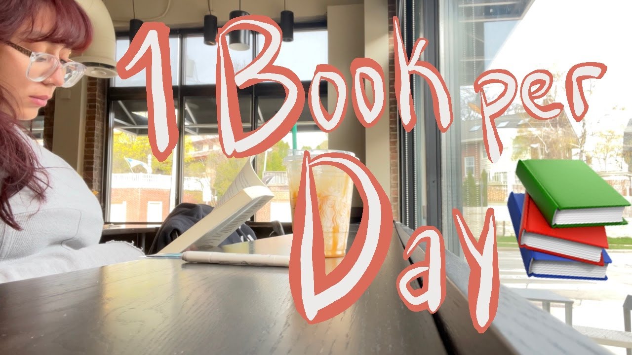 Reading 1 Book A Day! + Small Bookhaul - YouTube