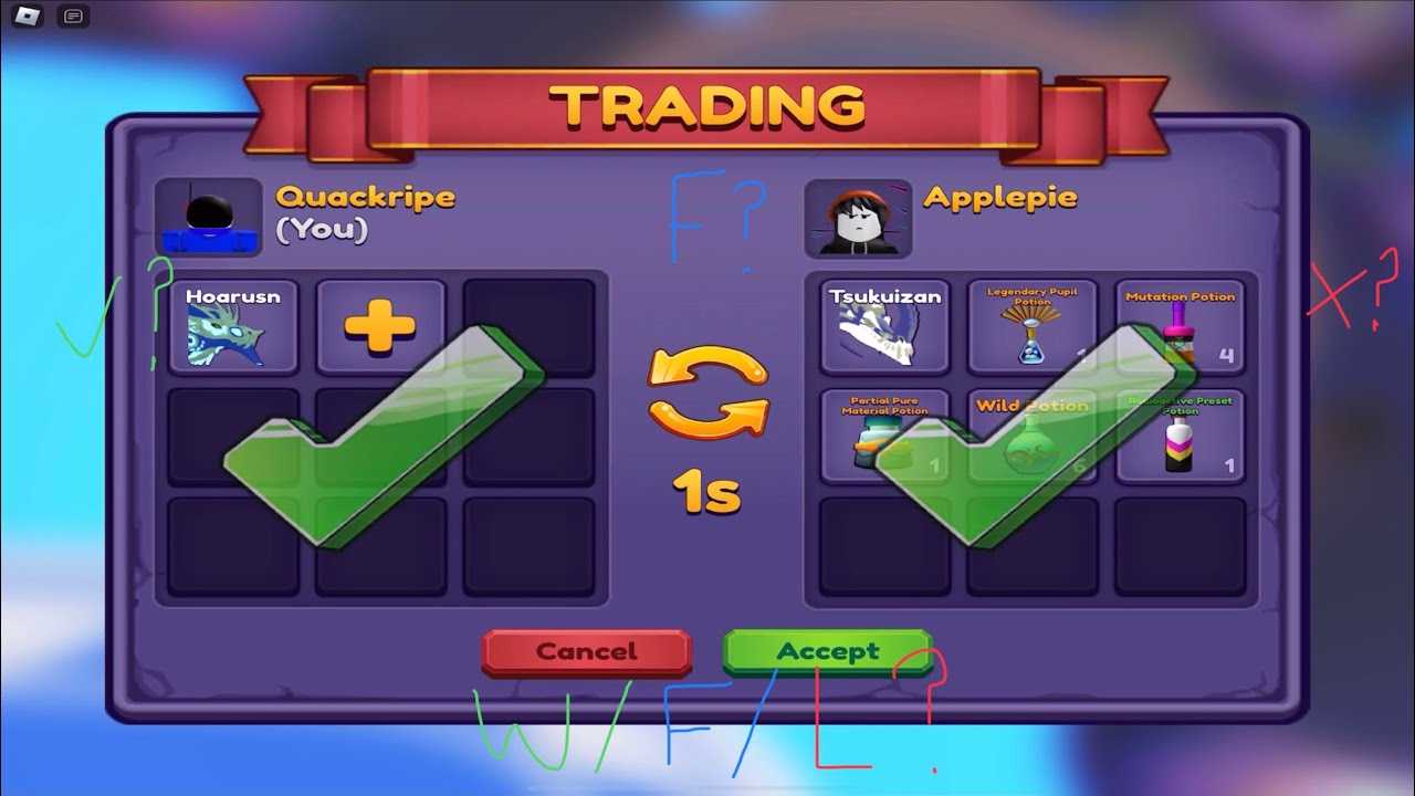 Trading A Hoarusn For A Tsuk (Tsukuizan) And Adds! (Roblox Dragon ...