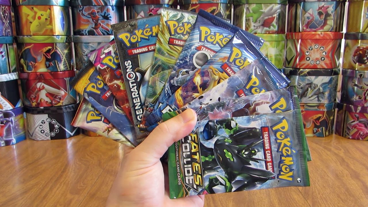 10 Pokemon Booster Pack Opening - YouTube
