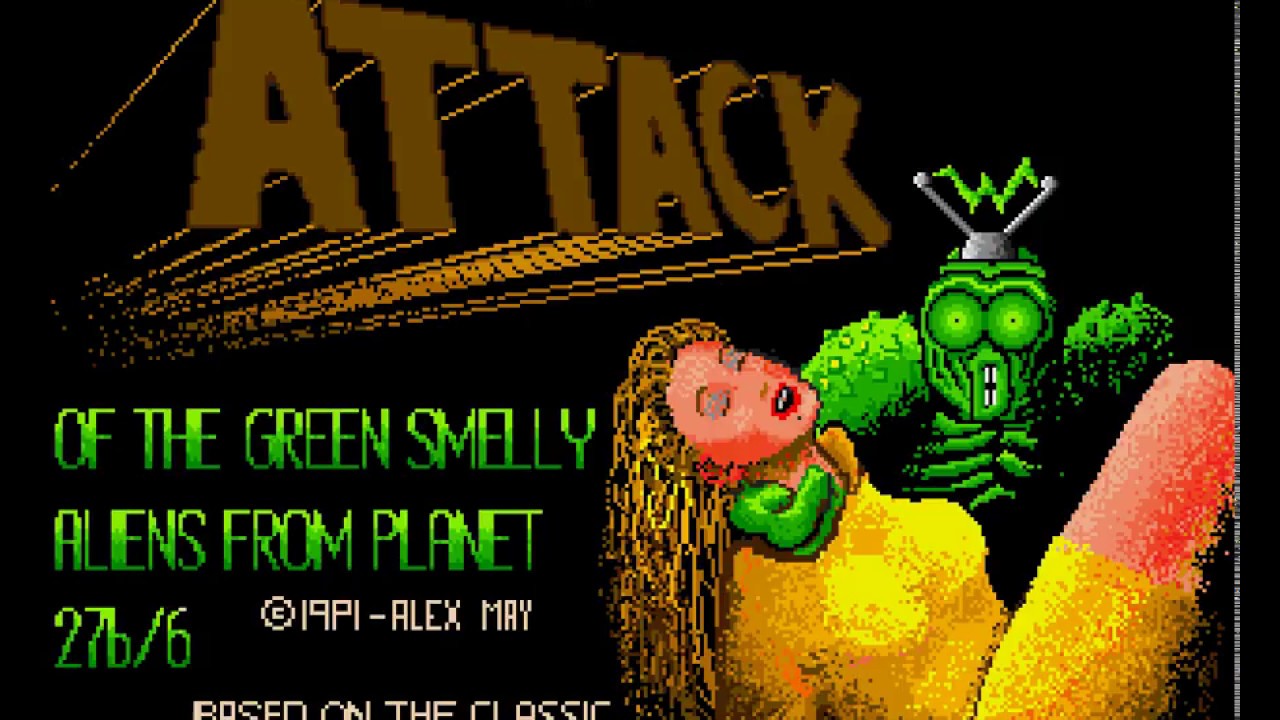 Amiga 500 Longplay [164] The Attack of the Green Smelly Aliens from ...