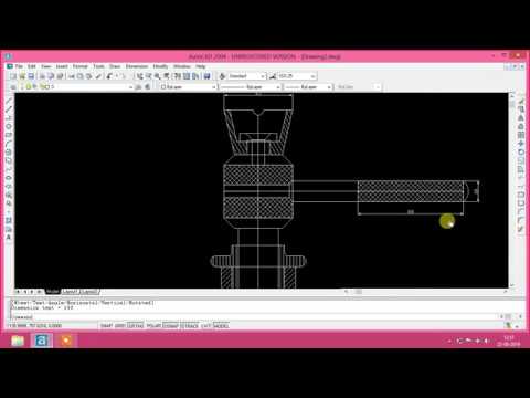 AutoCAD – SCREW JACK FULL EASY SIMULATIONS IN STEP BY STEP PROCEDURE ...
