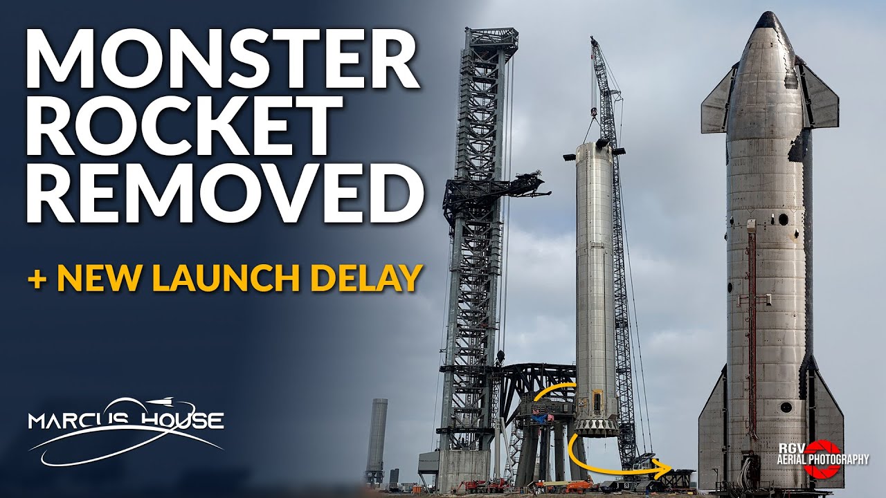 SpaceX Starship Booster Removed, Starship Static Fire, JWST Update ...
