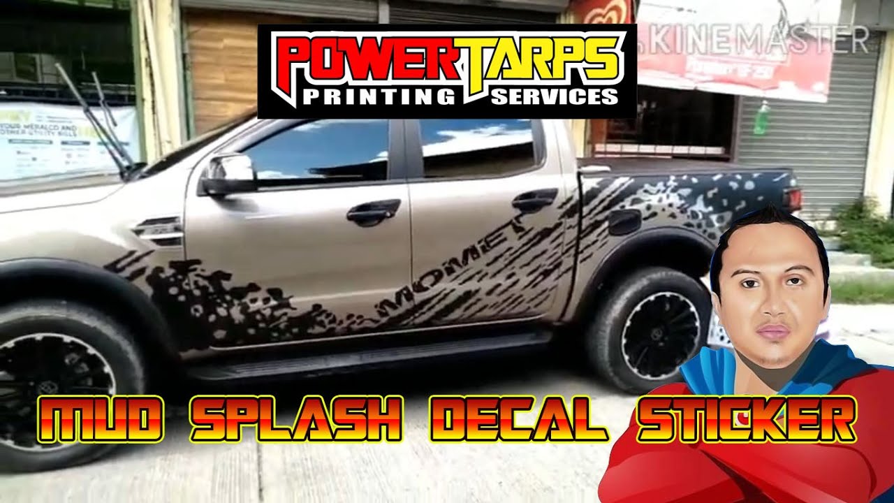 Ford Ranger XLT PREDATOR MUD SPLASH STICKER - YouTube