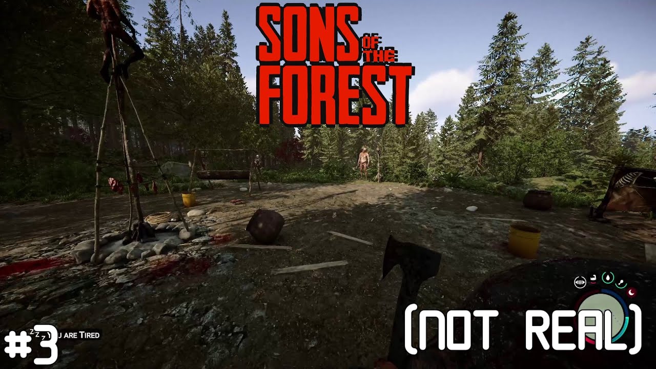 Chasing The Three Legged Girl Sons Of The Forest Not Real W Ian