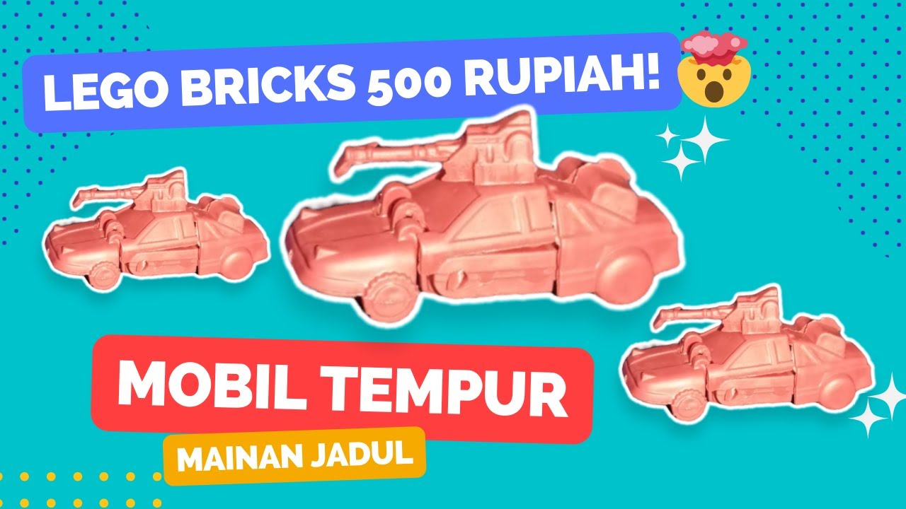 LEGO BRICKS MURAH MERIAH, RAKIT MOBIL TEMPUR TRANSFORMERS | KREASI LEGO ...