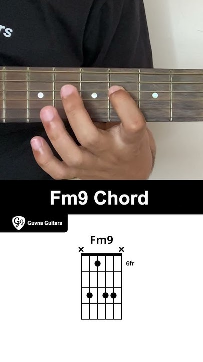 How To Play The Fm9 Chord On Guitar - Guvna Guitars - YouTube