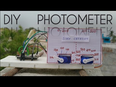 DIY PHOTOMETER | AMAZING Arduino project | ldr project | No Pcb | Stay Creative.!! - YouTube