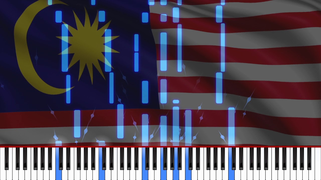 National Anthem Malaysia Negaraku - Piano Music - YouTube