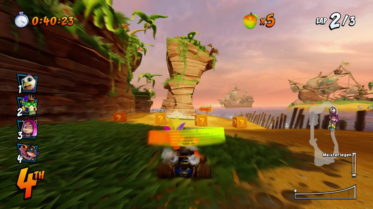 Crash Team Racing "Nitro Fueled": Online Race #1 (Crash Cove) [1080 HD ...
