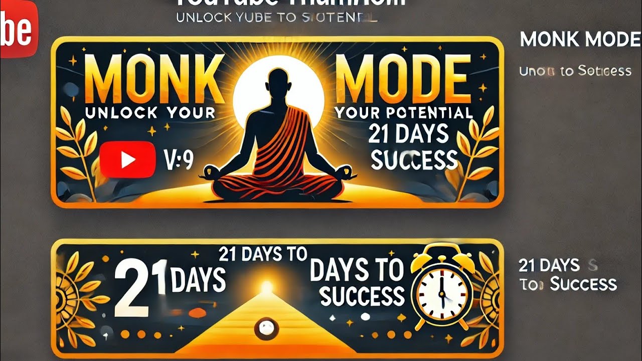 🚀 Unlock Your Potential with Monk Mode 🧘‍♂️ | 21 Days to Focus ...