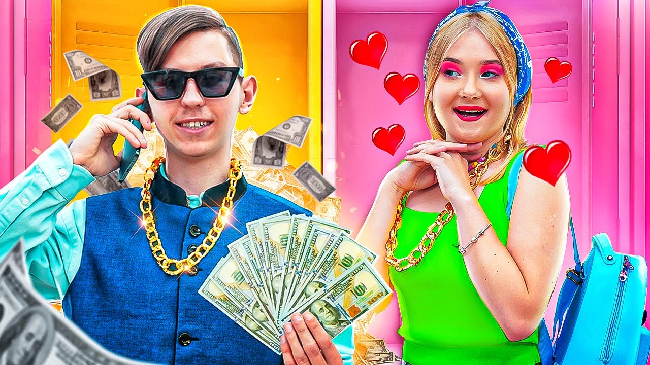 I Fell in Love with a Billionaire! How to Get Rich at School/ Funny ...
