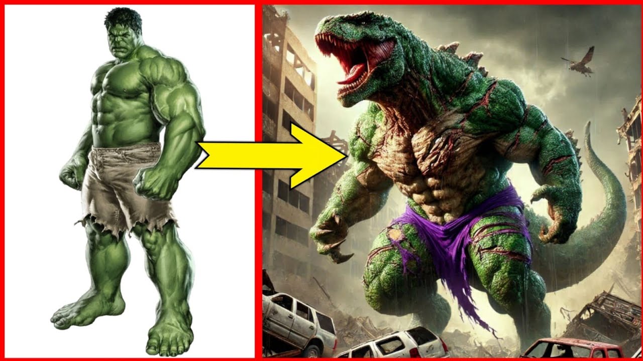 Avengers but dinosaurus monster 💥 vengers all characters (marvel & dc ...