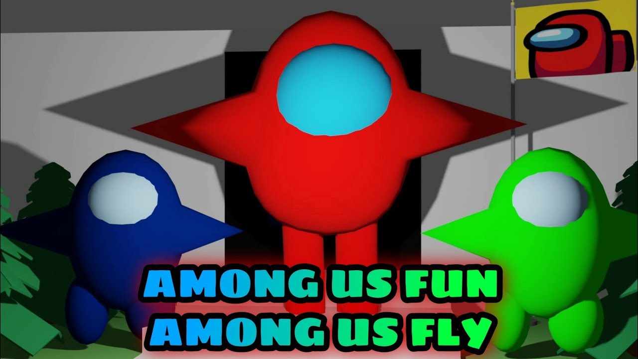 Among us Fun, Among us Fly | Blender Meme Animation - YouTube