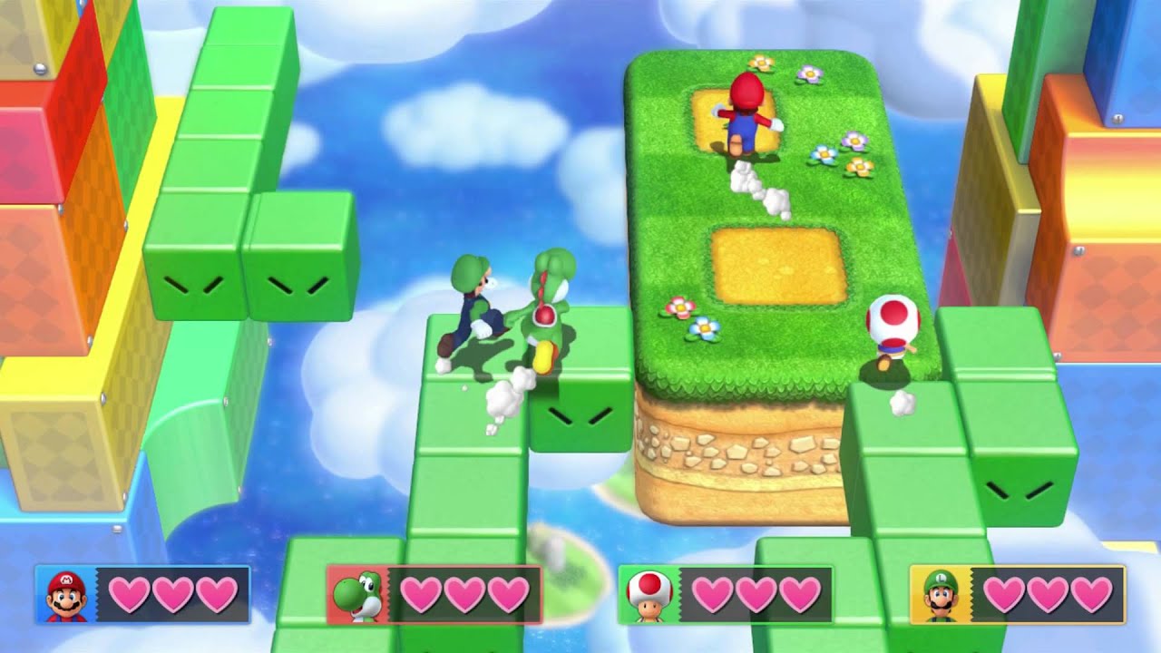 Mario Party 10 - Snake Block Party - YouTube