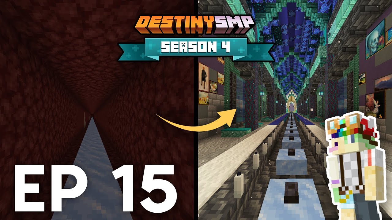 Nether Tunnel Upgrades | Destiny SMP | S4 - Ep 15 - YouTube