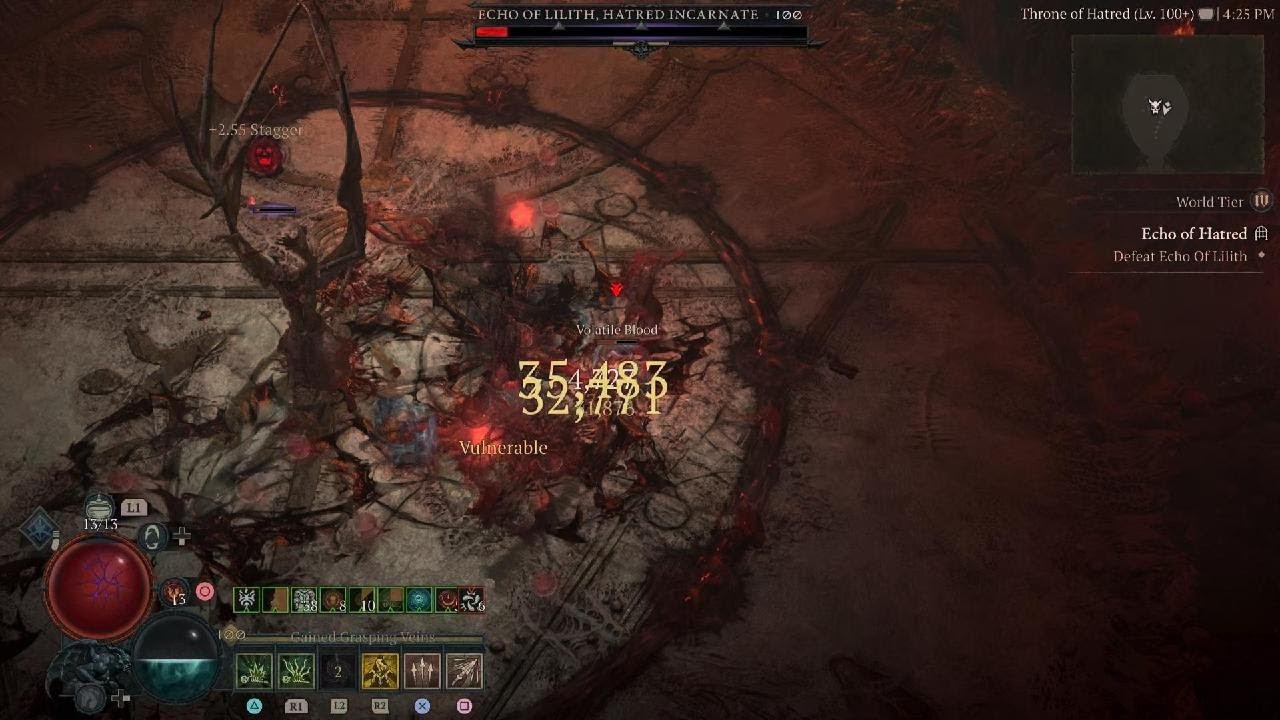 Diablo IV Uber Lilith Kill Bone Necro - YouTube