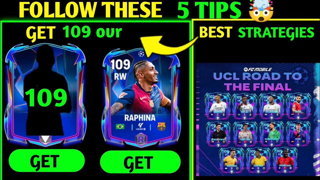 FREE 109 OVR PLAYERS IN THE UCL RTTF EVENT | DYNAMIC FC - YouTube