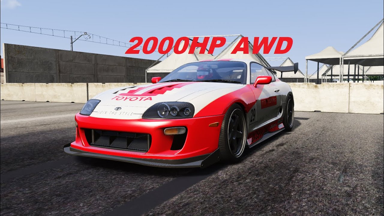 | ASSETTO CORSA | TOYOTA SUPRA 2000HP AWD - YouTube