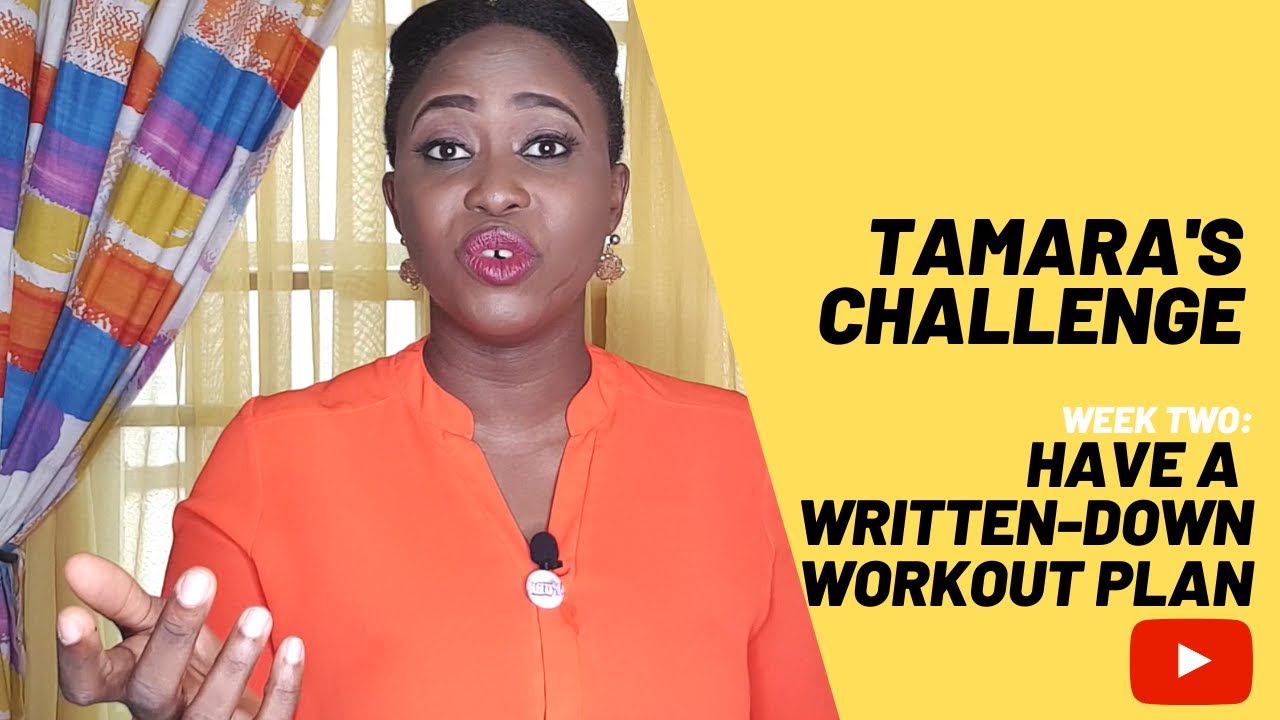 Weekly Challenge| Have A Written-Down Workout Plan - | DMCbyTAMARA ...