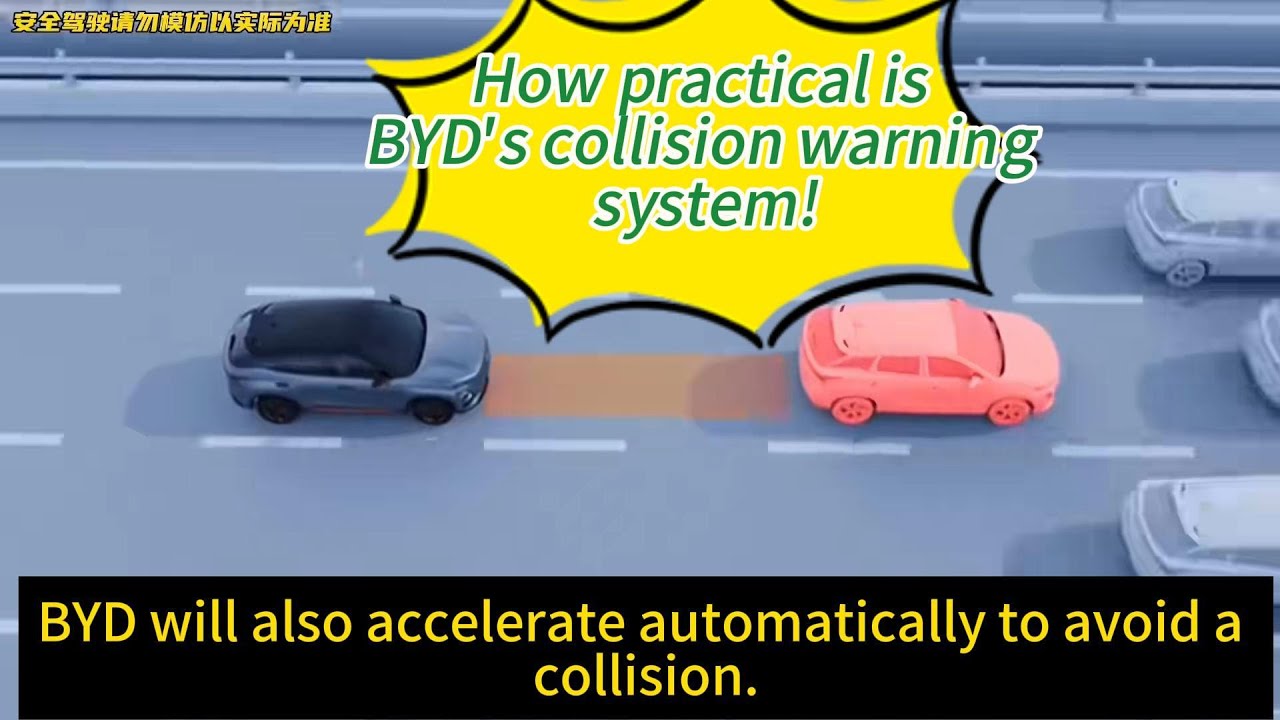 How practical is BYD's collision warning system! - YouTube
