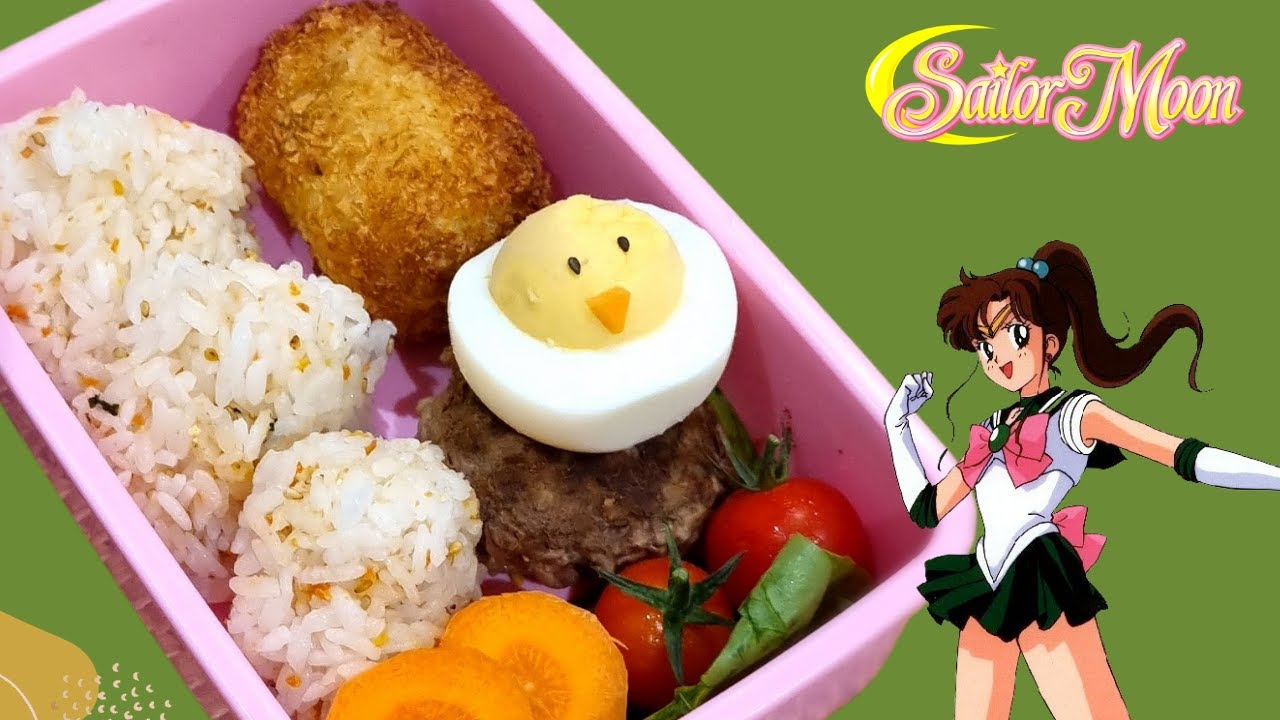 Lunch box inspired by Sailor Jupiter bento | Sailor Moon | cooking ...