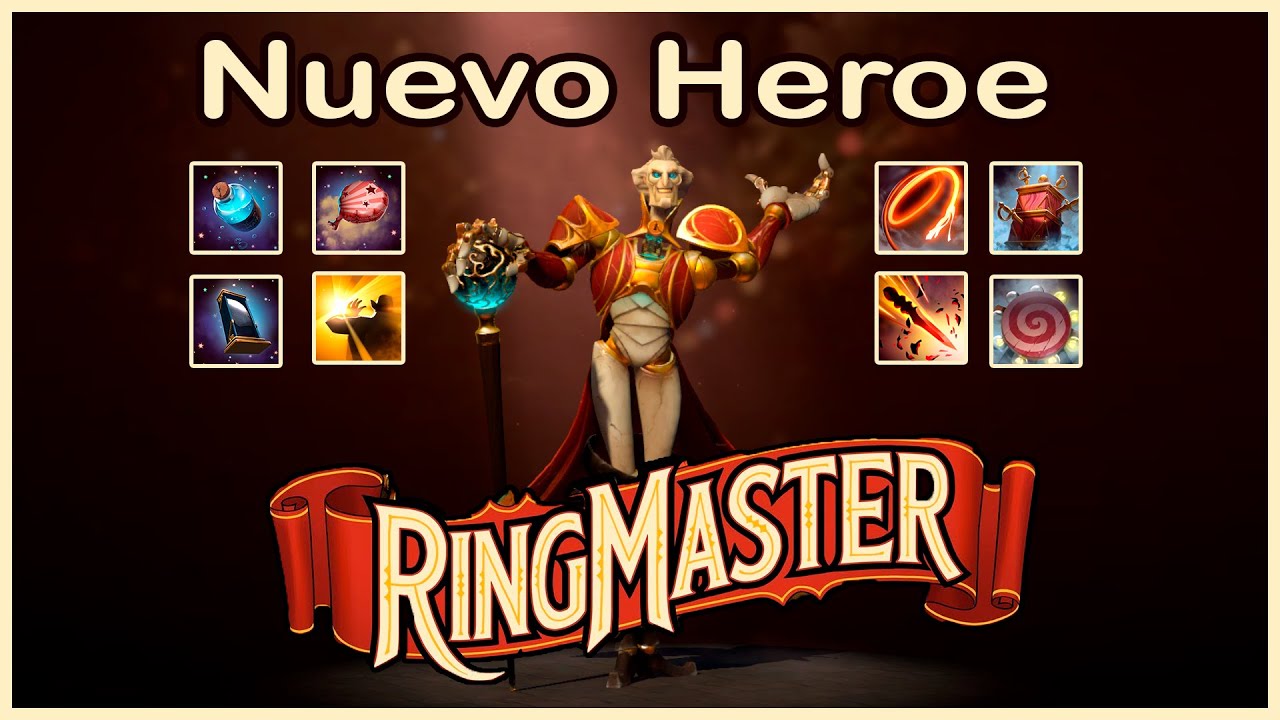Ring Master Dota 2 - Explicacion Habilidades 100% - Nuevo Heroe - YouTube