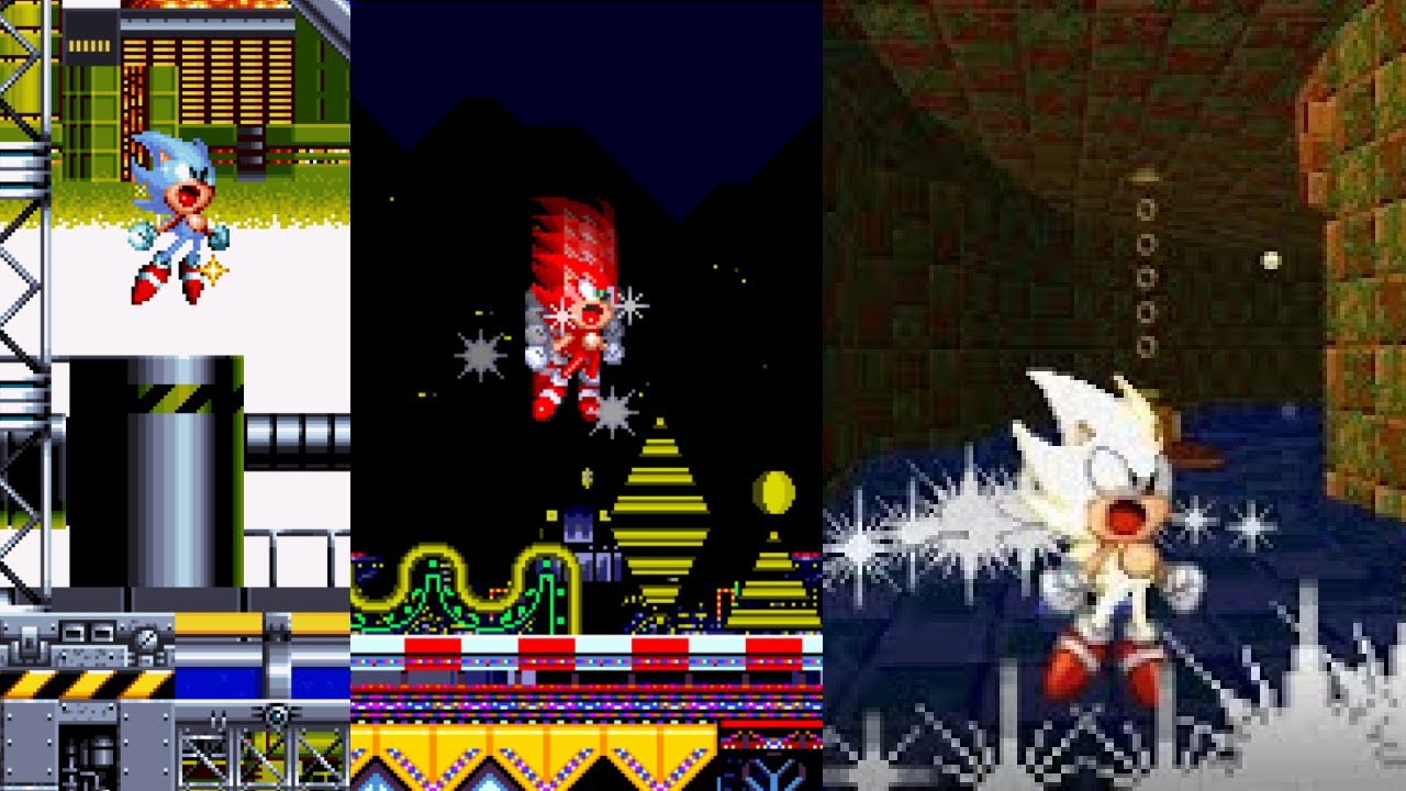Hyper Sonic in 3 Sonic Games! - YouTube