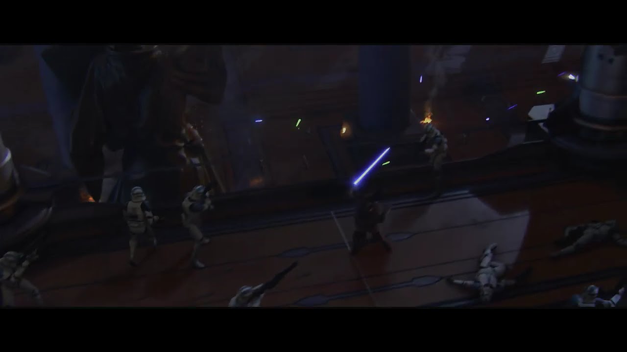 Attack on Jedi Temple (Order 66) - Anakin kill the younglings scene ...