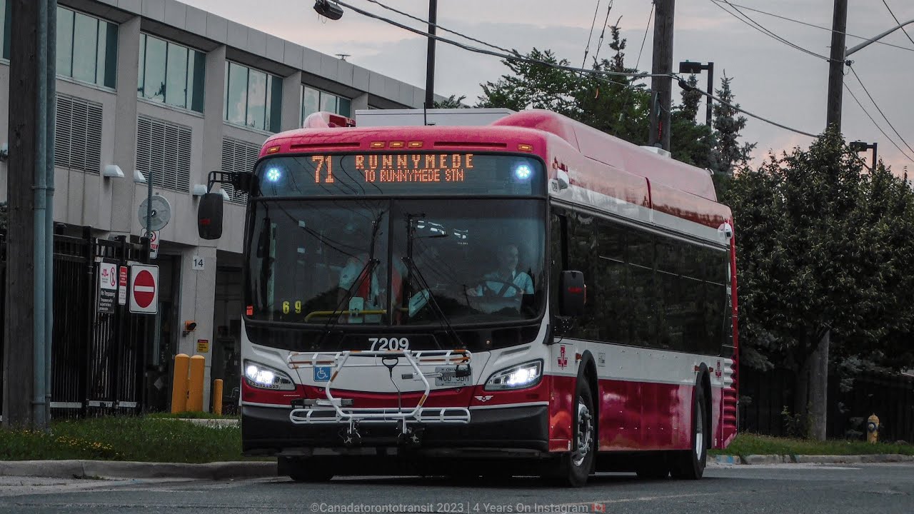 TTC 7209: Training bus (Ride Video) - YouTube