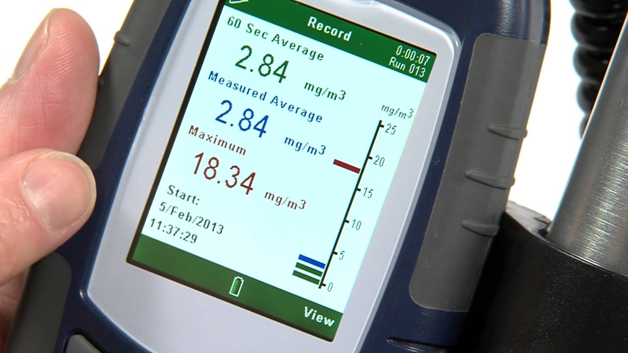 Casella's Real-Time Dust Monitor, The Microdust Pro - YouTube