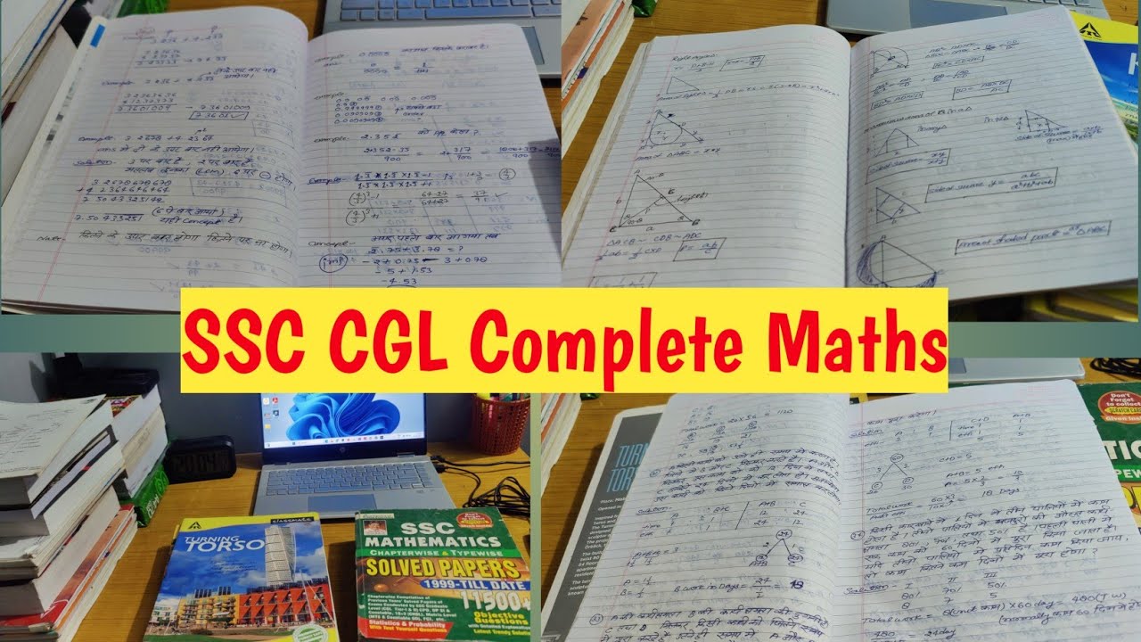 SSC CGL 2025 Math Complete Strategy | Free YouTube Resources + Notes ...