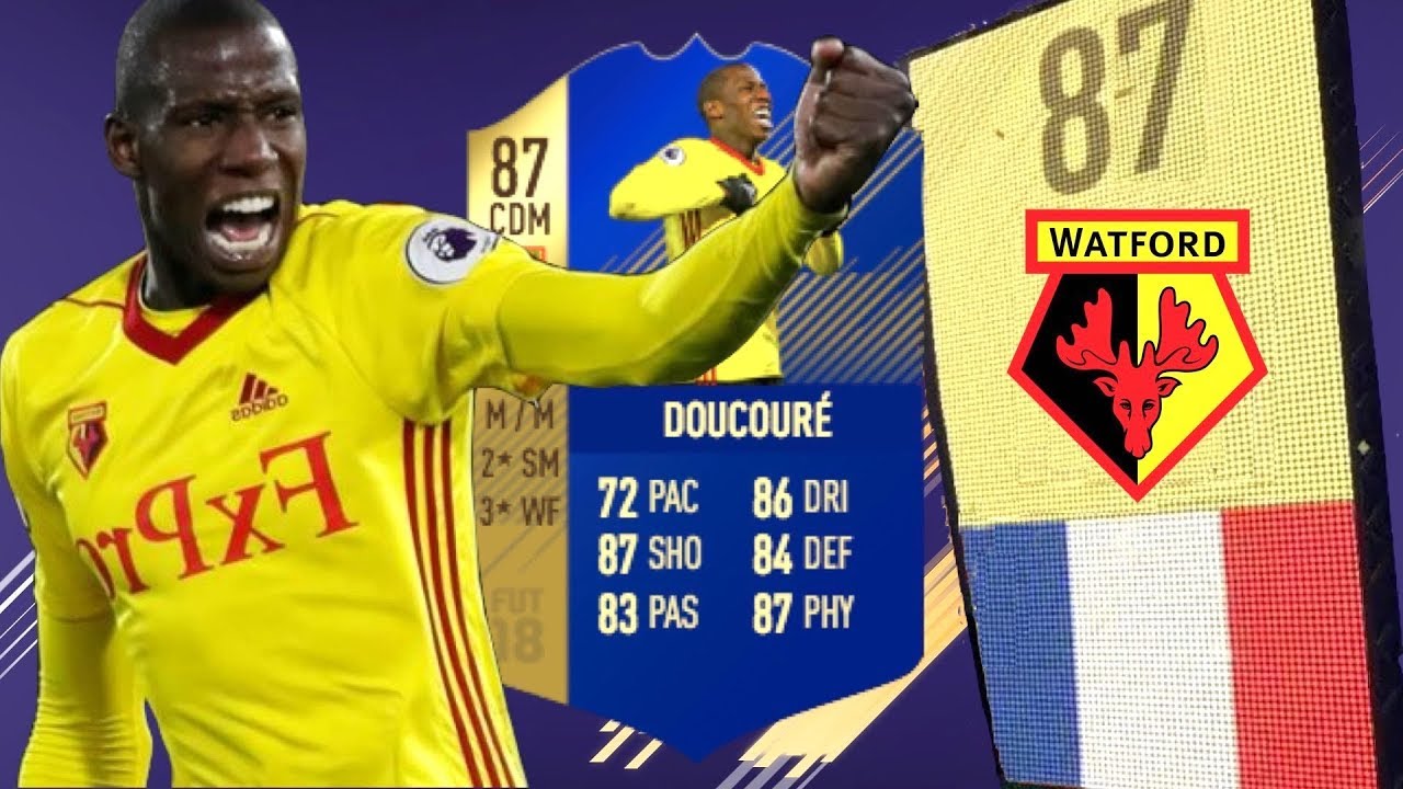 FIFA 18 TOTS DOUCOURE (87) REVIEW | FIFA 18 Ultimate Team - Player ...