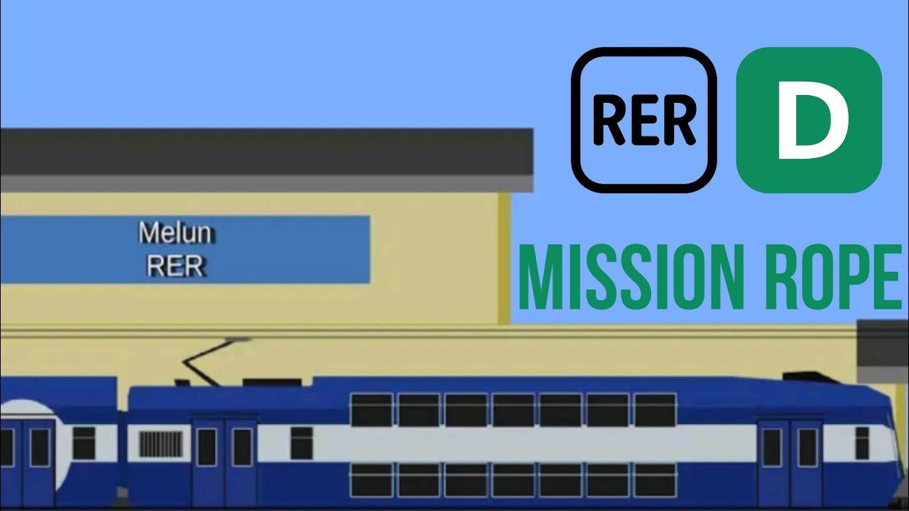 Découverte du jeu RER simulator en Z20500 sur le RER D en mission ROPE - YouTube