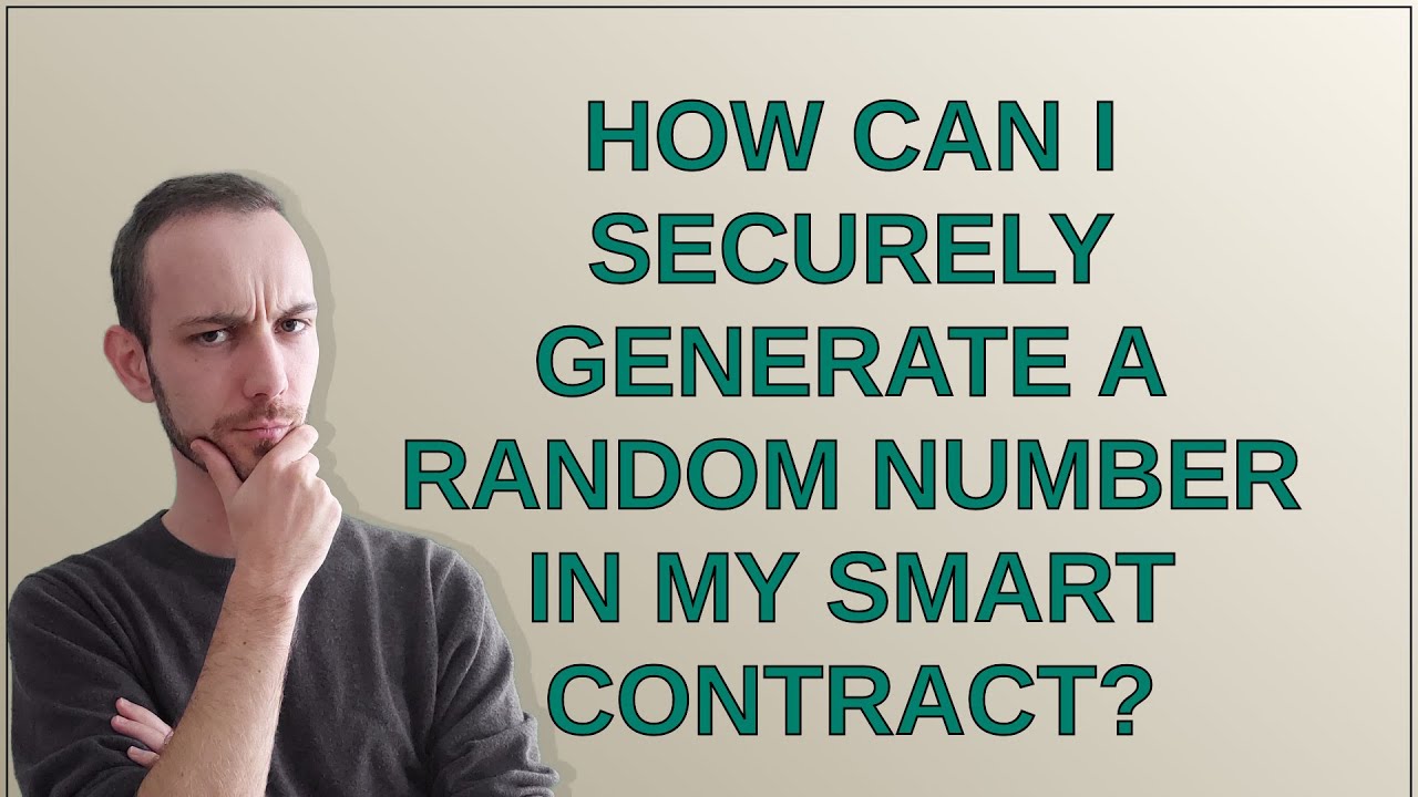 Ethereum: How can I securely generate a random number in my smart ...