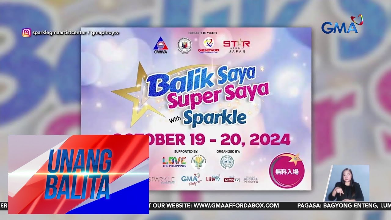 "Balik Saya, Super Saya with Sparkle" sa Japan, rescheduled sa October ...