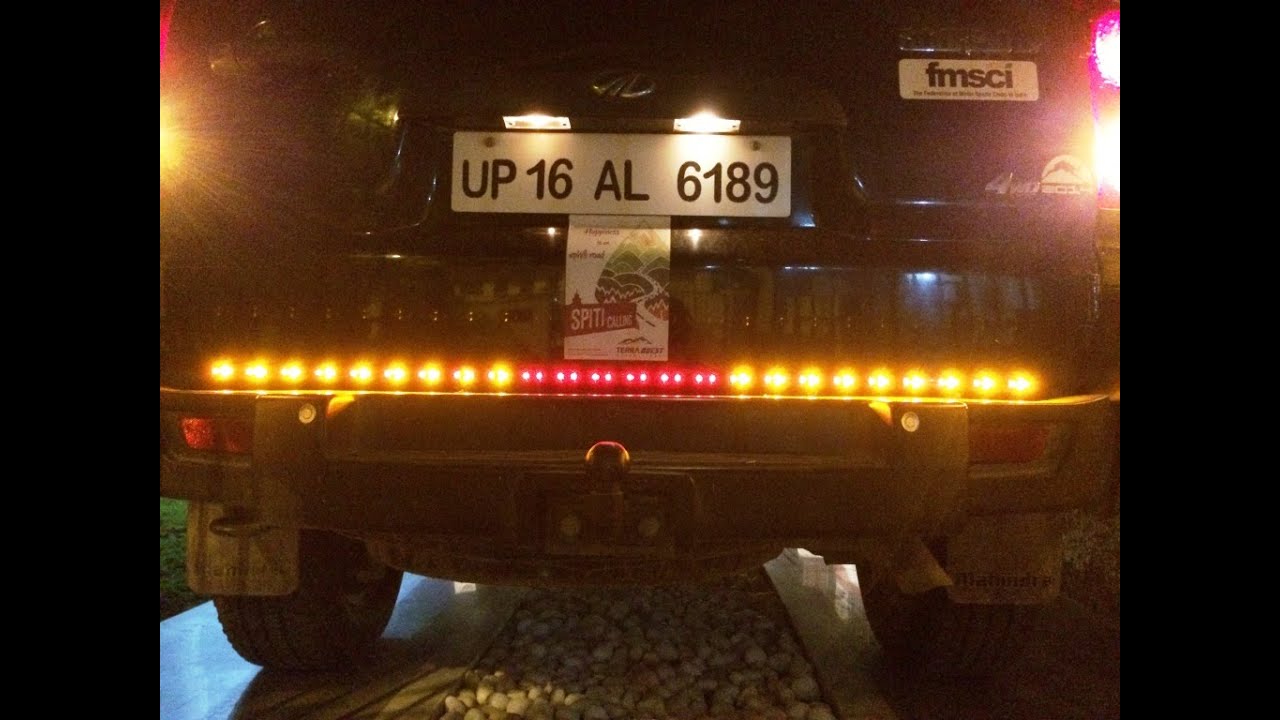 CarLEDIndia Reverse LED Bar - YouTube
