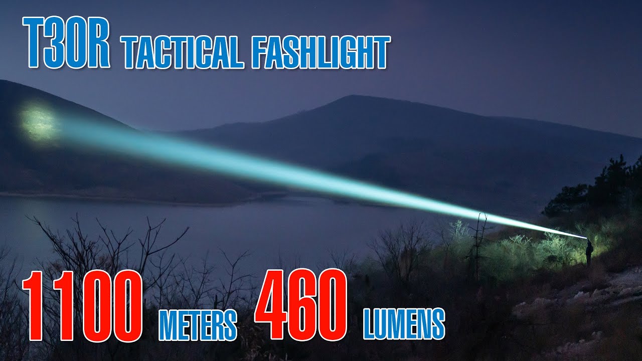 The best trustfireT30R Tactical laser flashlight 460 lumens with a ...
