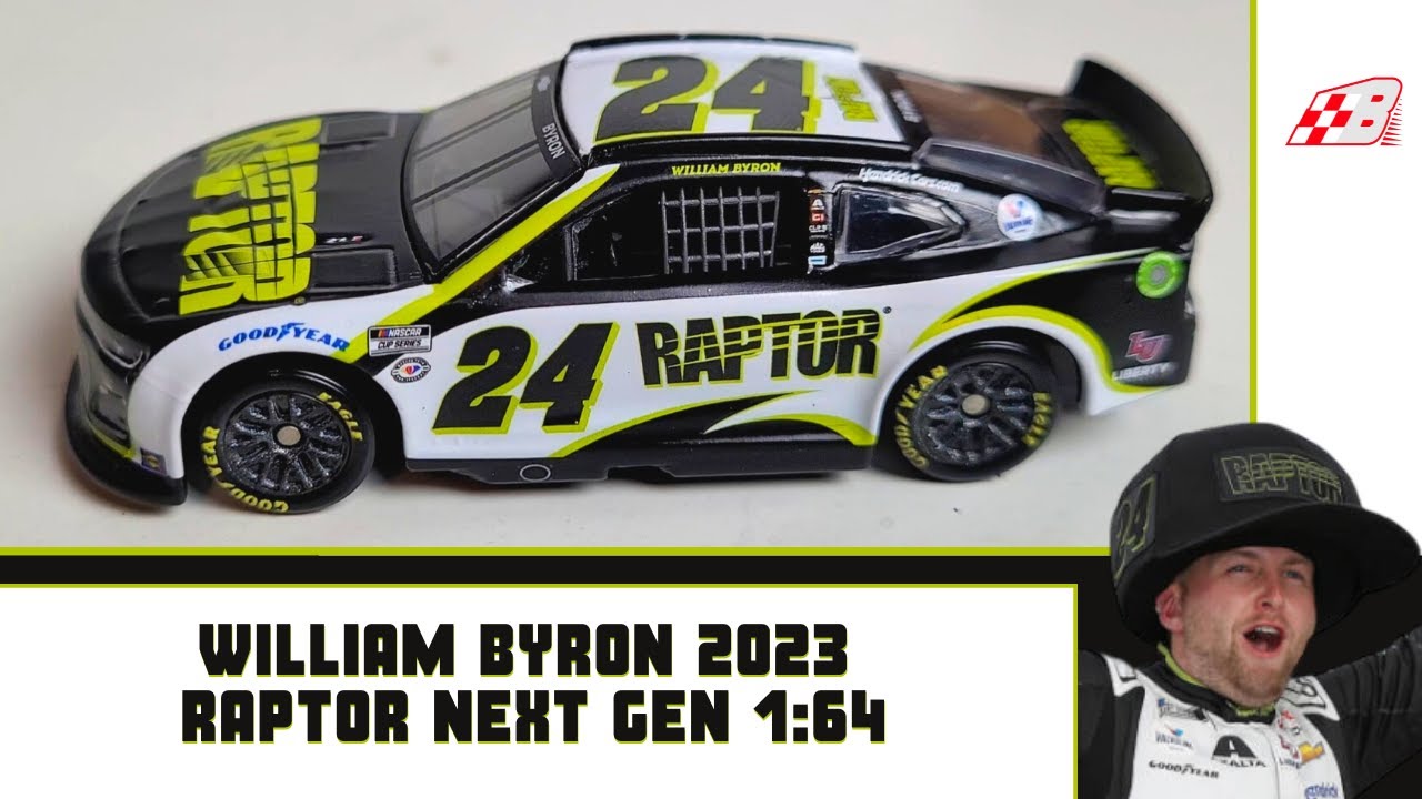 **NASCAR DIE-CAST REVIEW** William Byron 2023 Raptor 1:64 - YouTube