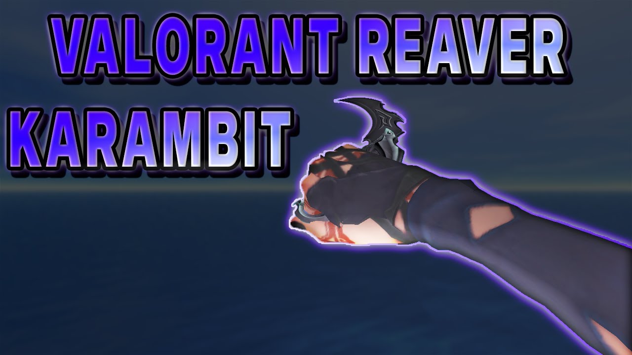 VALORANT "Reaver Karambit" SKIN FOR CS 1.6 - YouTube