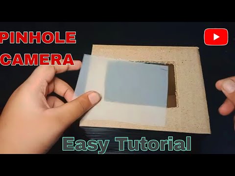 How to Make a pinhole camera science project easy