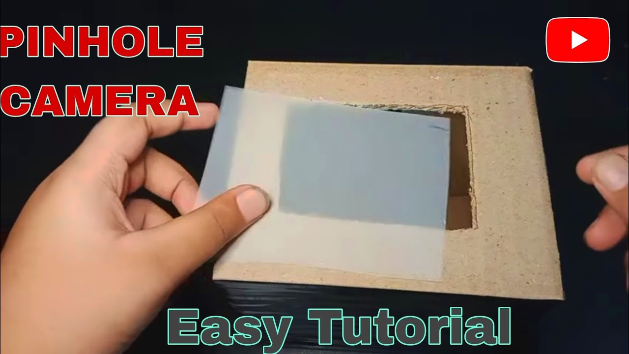 How to Make a pinhole camera science project easy - YouTube