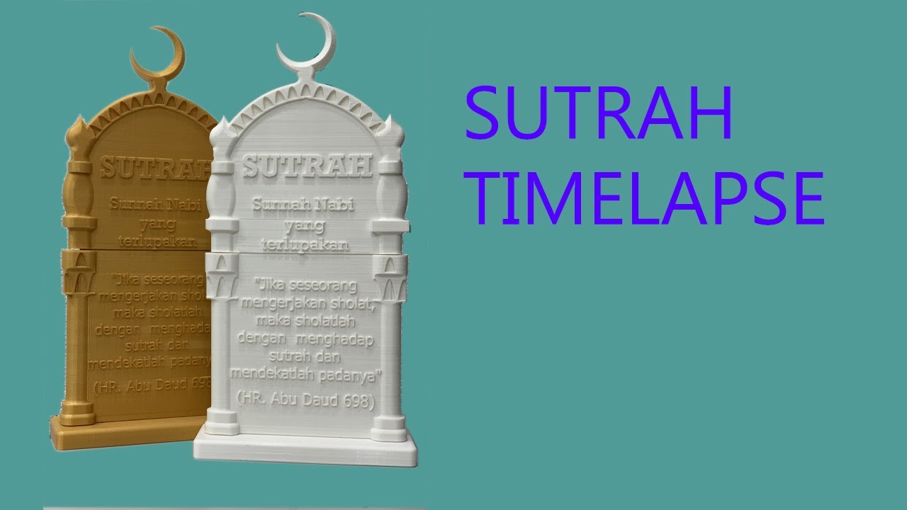 Sutrah 3D Printing Timelapse - YouTube