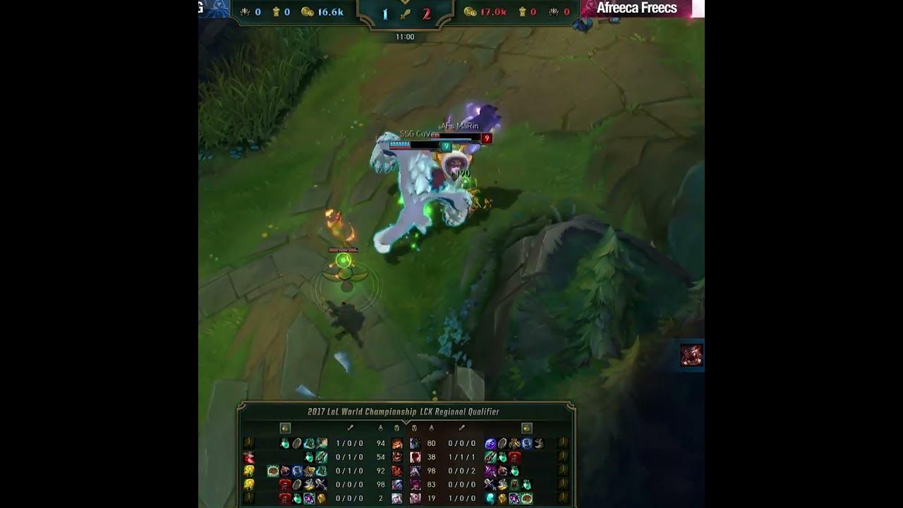 CuVee Plays the 1v2 on Gnar PERFECTLY😮(2017) | League of Legends Esports Moments #shorts - YouTube